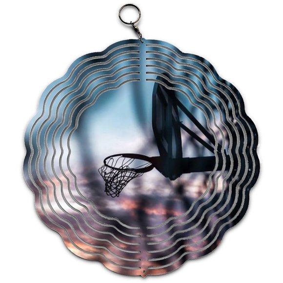 Design | Basketball Court Sky Photography Design Wind Spinner | Poshmark
